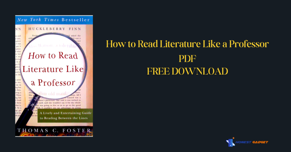 How to Read Literature Like a Professor PDF - Free Download - Honest Gadget